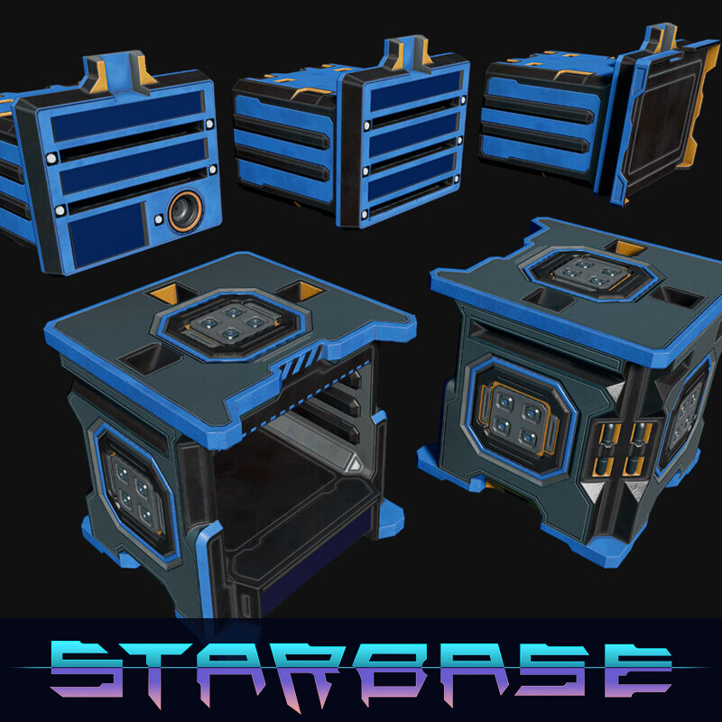 ArtStation - Starbase YOLOL Chip Rack Models