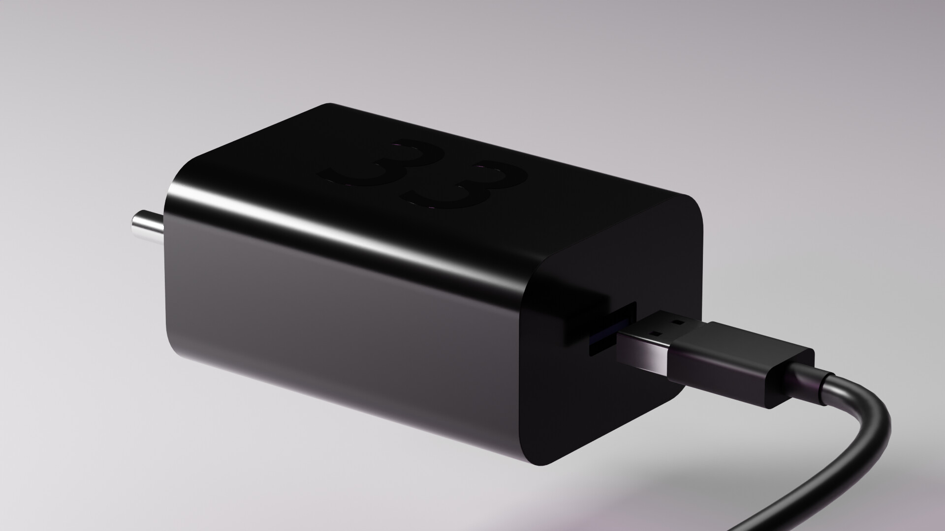 ArtStation - mobile charger 3d model