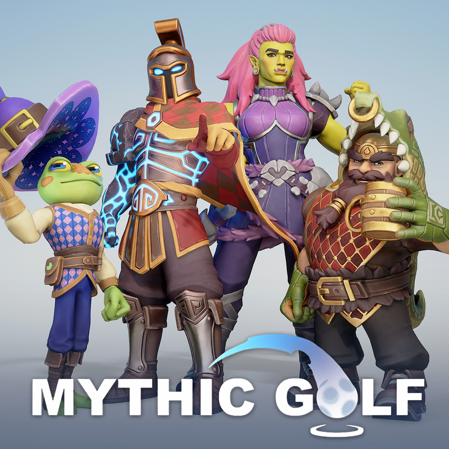 Tim Oliver Haag Portfolio - Mythic Golf - Characters