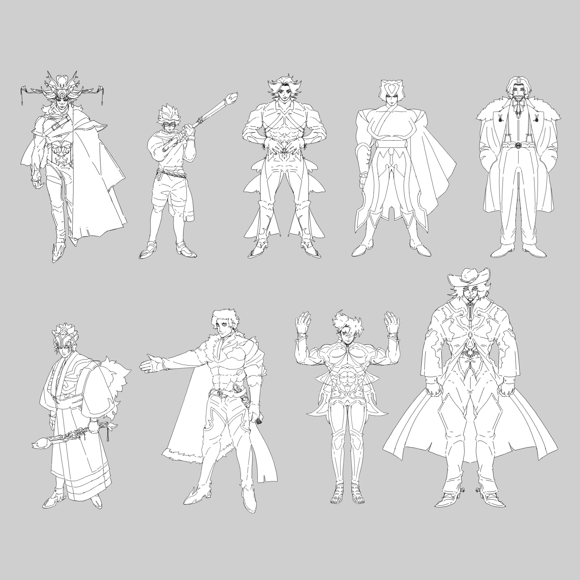 ArtStation - Character Full Body Illustrations 3