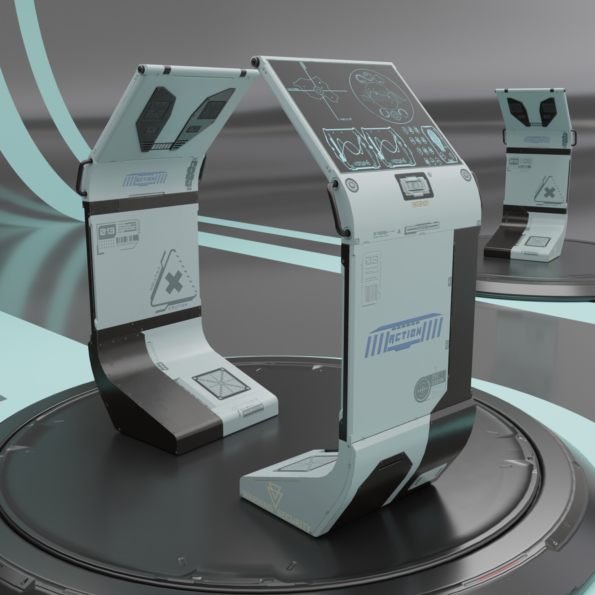 ArtStation - Sci Fi Terminal