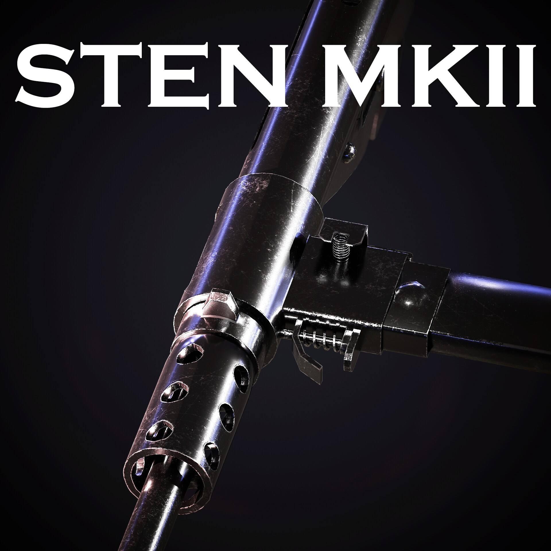 ArtStation - Sten Submachine MK II