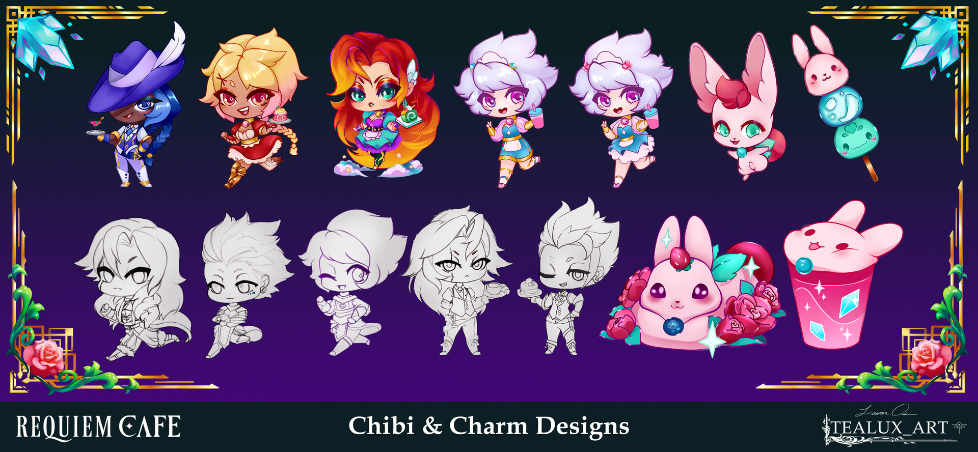 ArtStation - Requiem Cafe Goodies