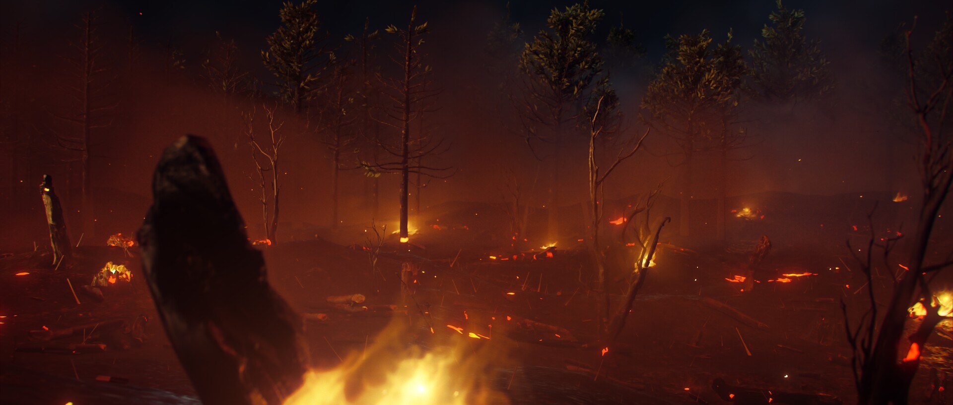 ArtStation - Burning Forest