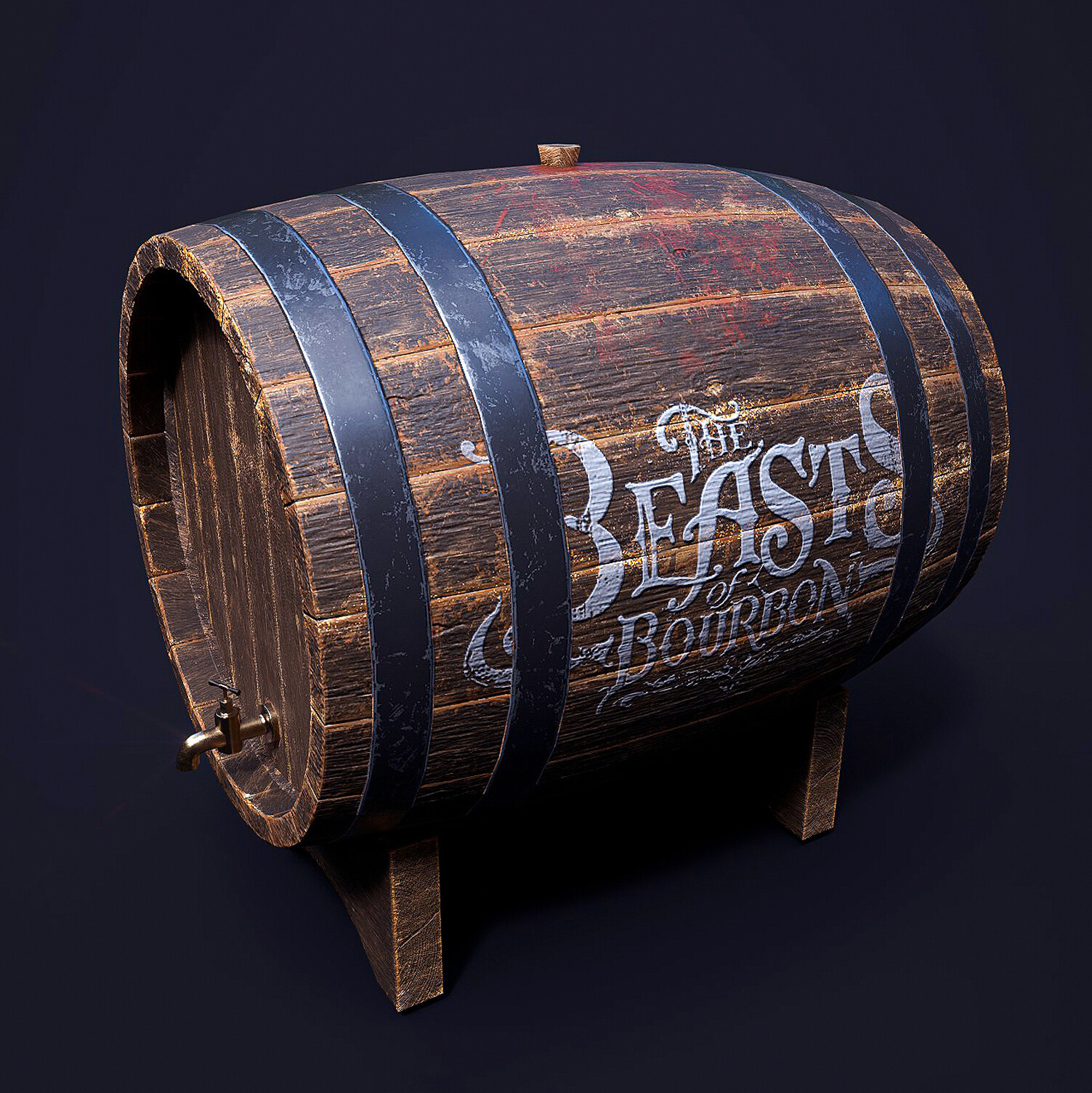 ArtStation - Old Whiskey Barrel