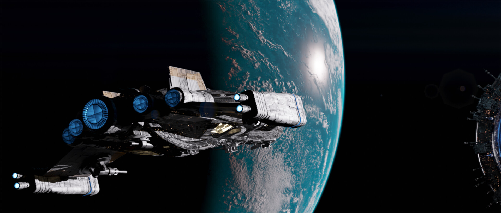 ArtStation - Earth Gate Approach Final Animation