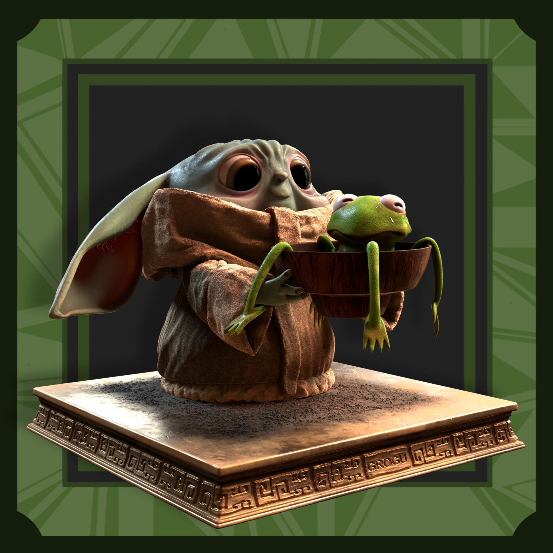 ArtStation - Grogu 👽 - Fan Art Star Wars - The Mandalorian 🍼🌟