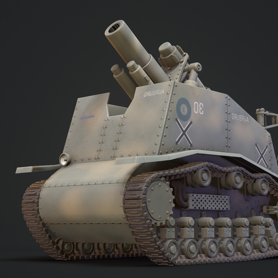 ArtStation - HEAVY SIEGE MORTAR