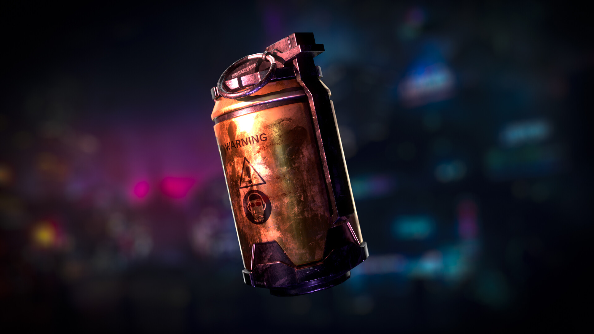 ArtStation - Cyber Smoke Grenade
