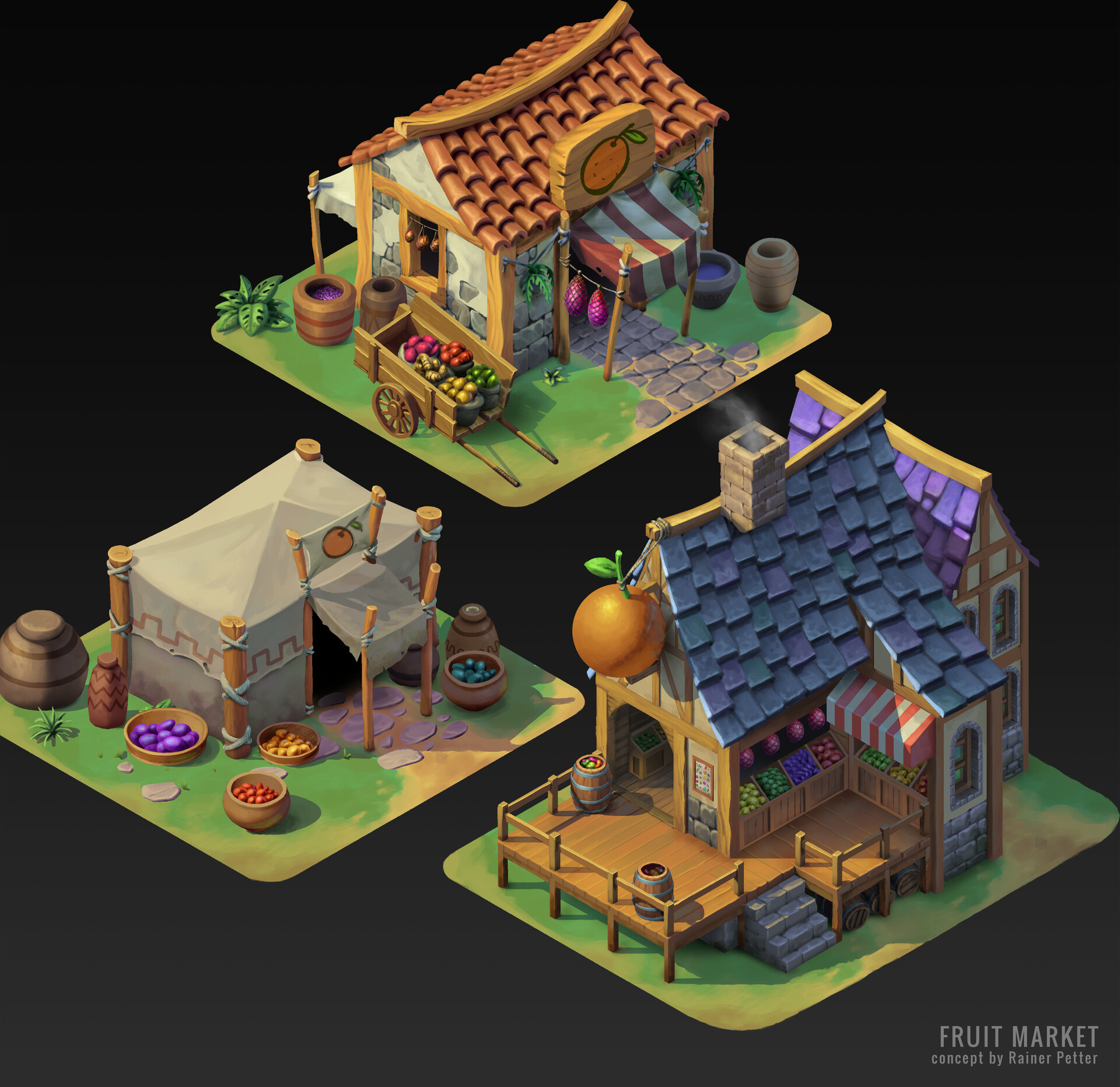 ArtStation - Fruit Market