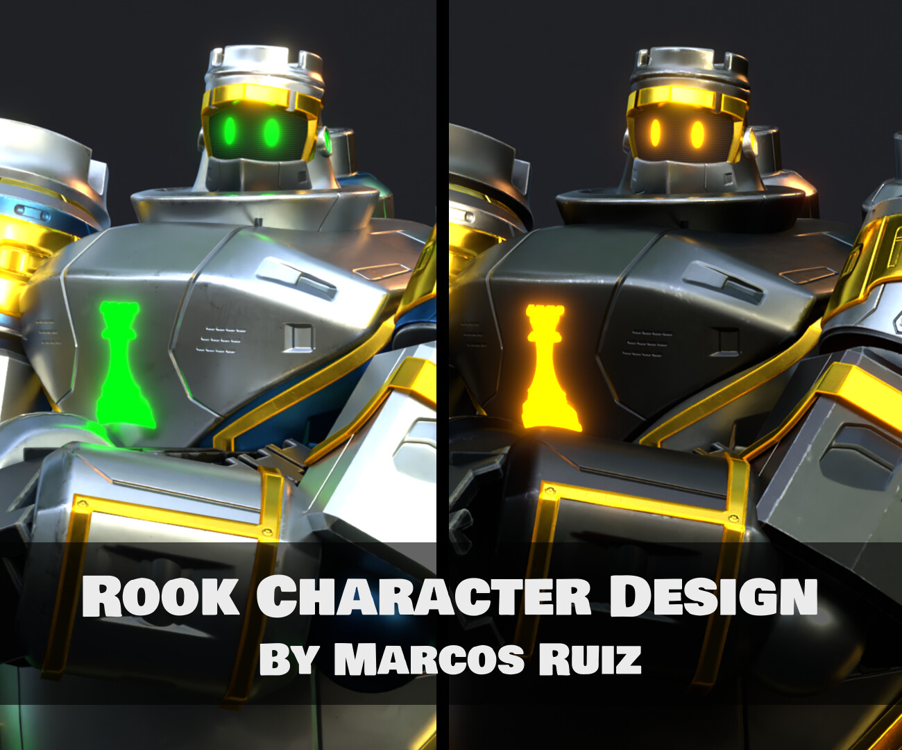 ArtStation - Rook 3D Character Design Rig
