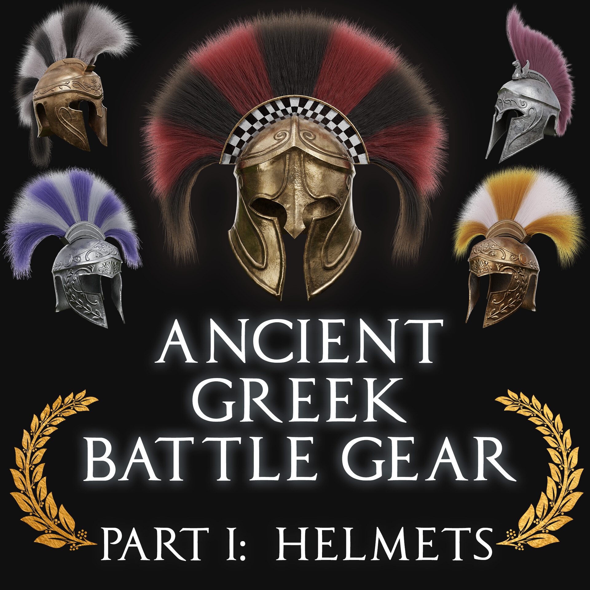 ArtStation - Ancient Greek Helmets