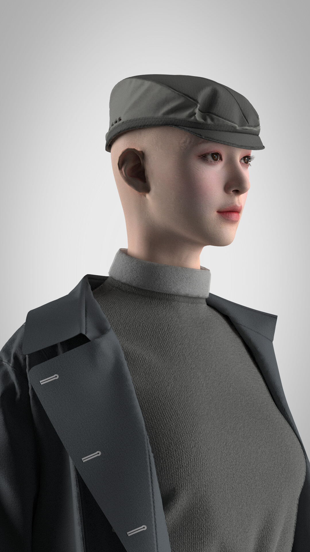 ArtStation - Monochrome Black outfit