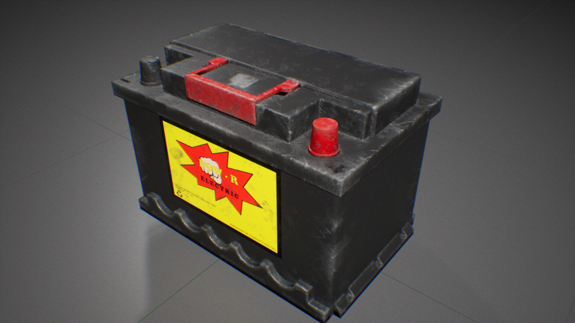 ArtStation - Car Battery 3D Model