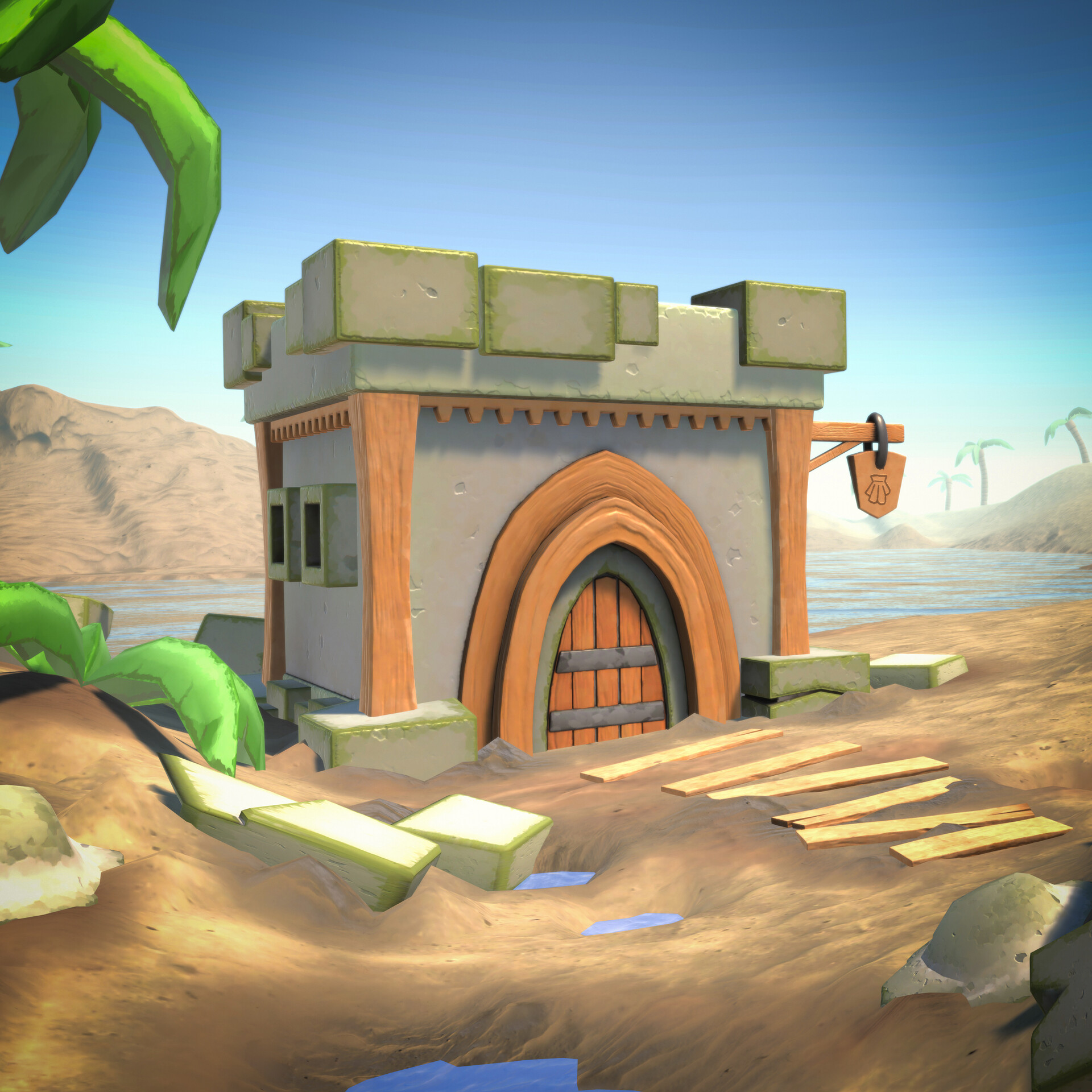 ArtStation - Unity Beach Scene