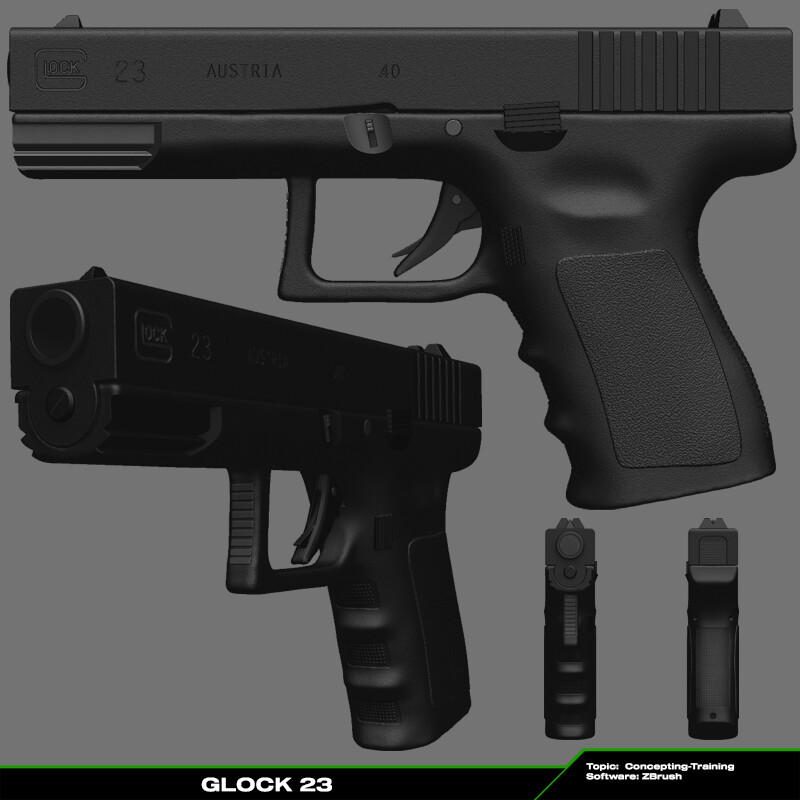 ArtStation - Glock 23