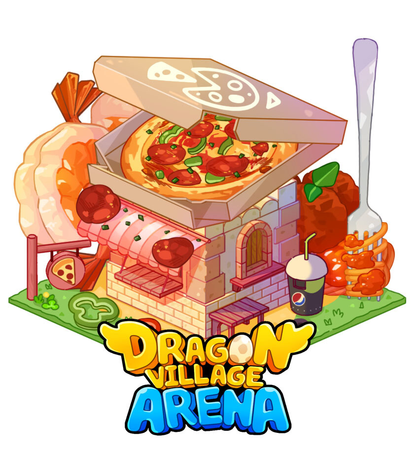 ArtStation - Dragon Village arena