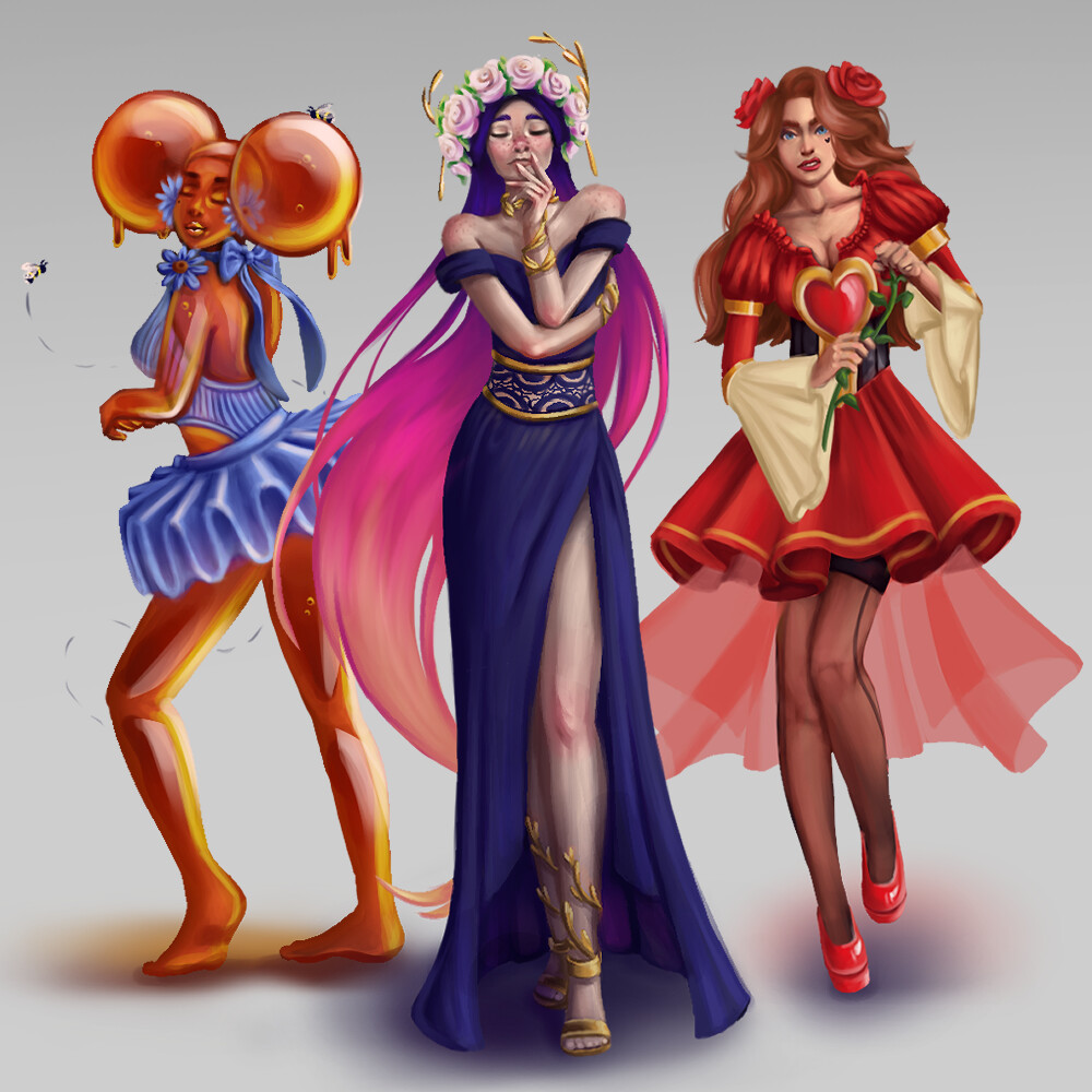 ArtStation - Flower Characters