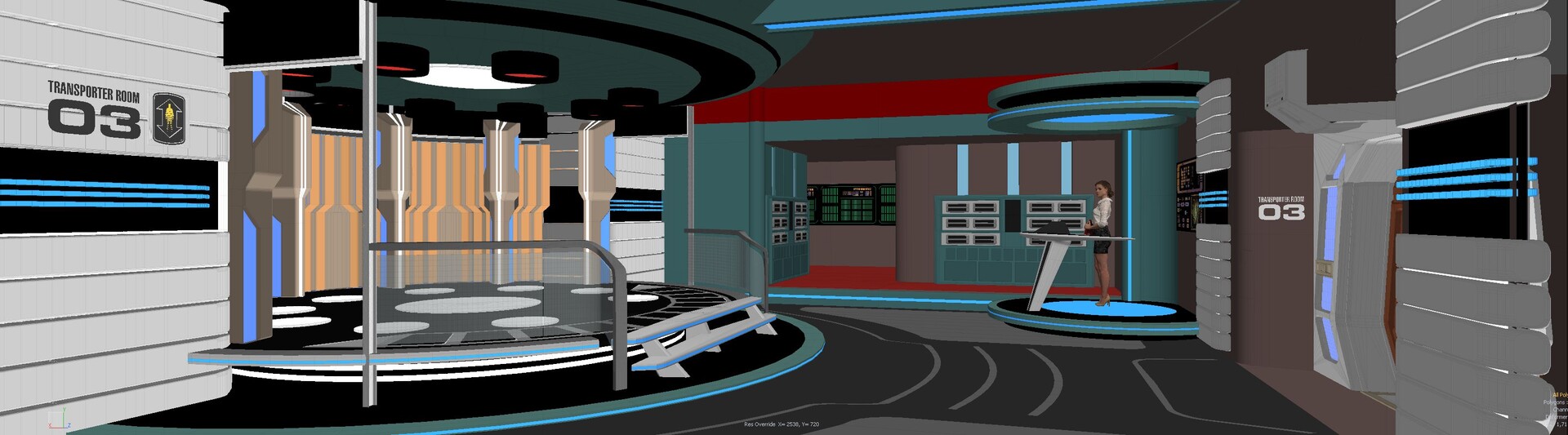 ArtStation - PICARD - Transporter Room