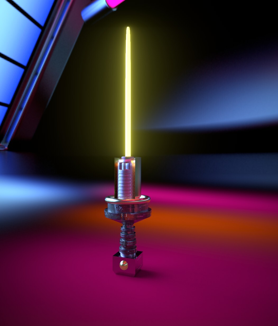 ArtStation - Lightsaber Model - In Maya and in Substance Painter
