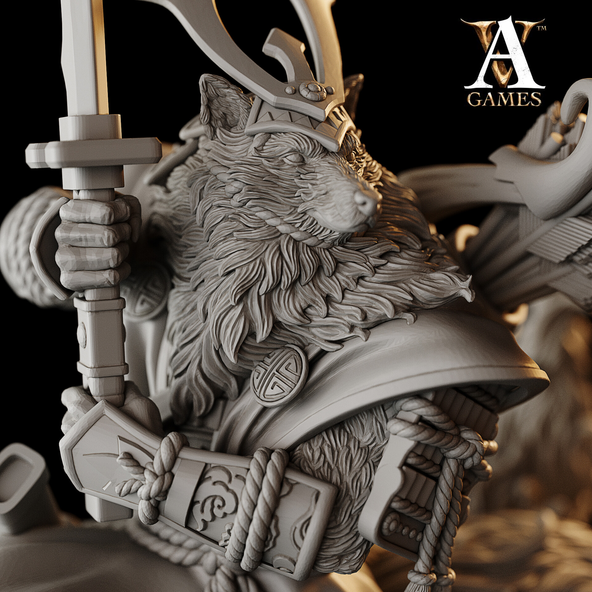 ArtStation - Akane - Path Of The Demon - ArchVillain Games