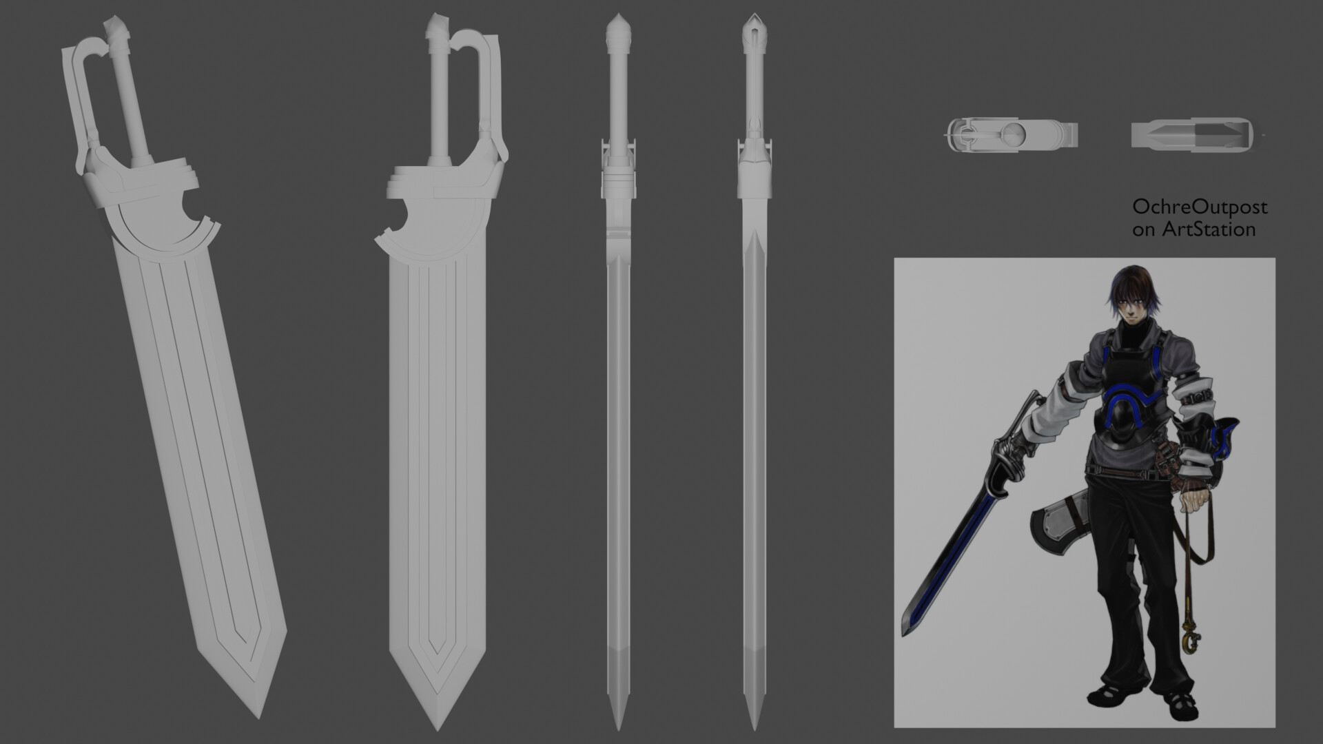 ArtStation - Caim's Sword