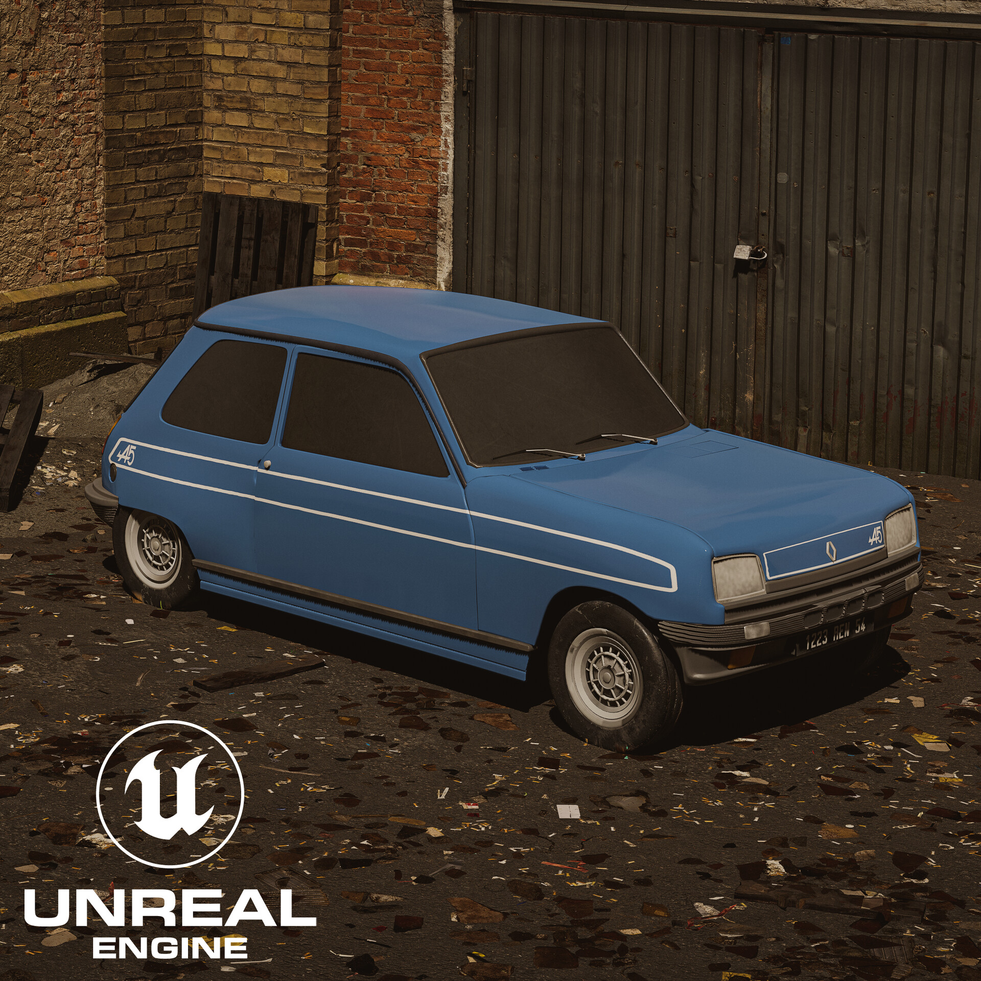 ArtStation - Renault R5 - Alpine Edition