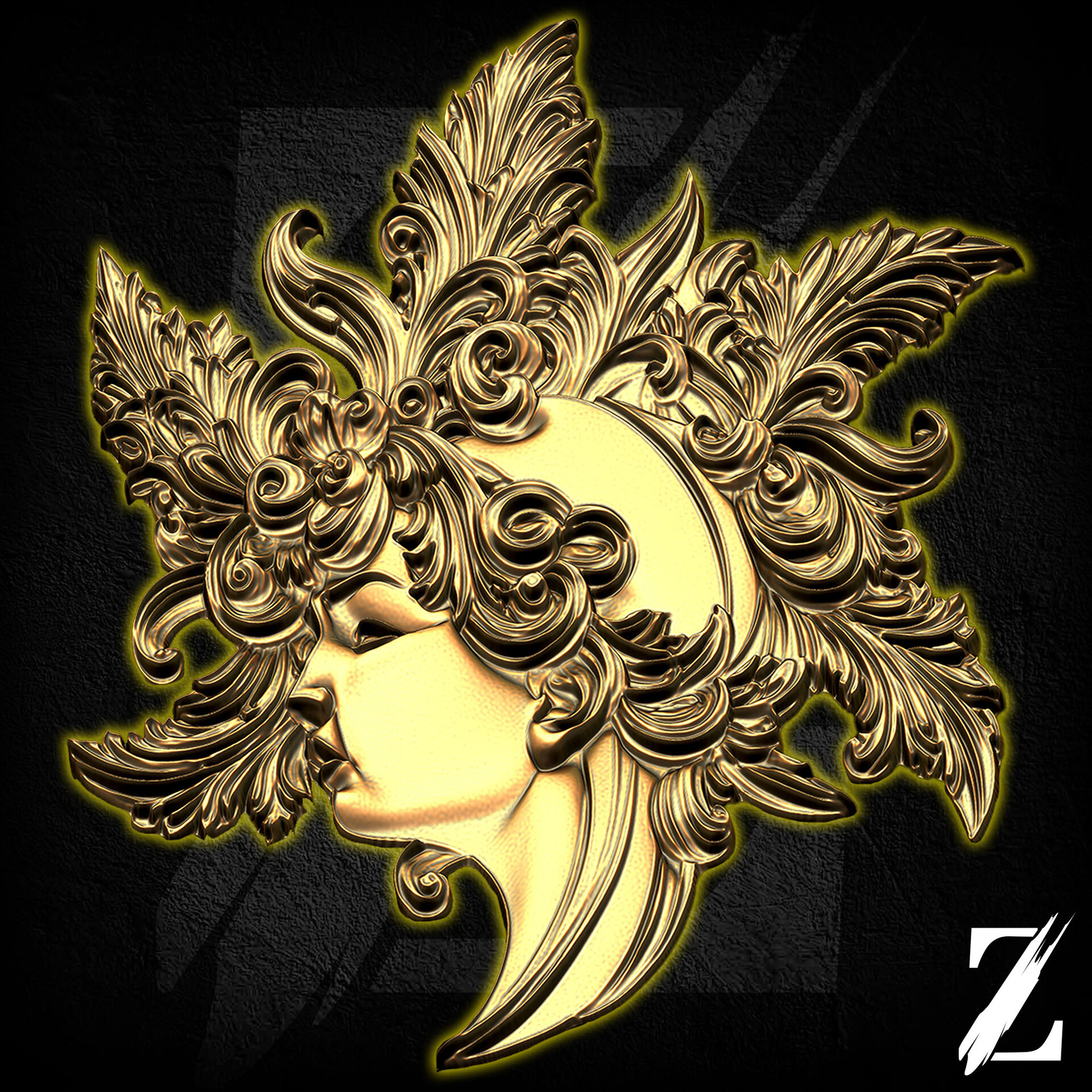 ArtStation - 100 ZB ART Ancient Ornaments For ZBrush (IMM Brush + Curve ...