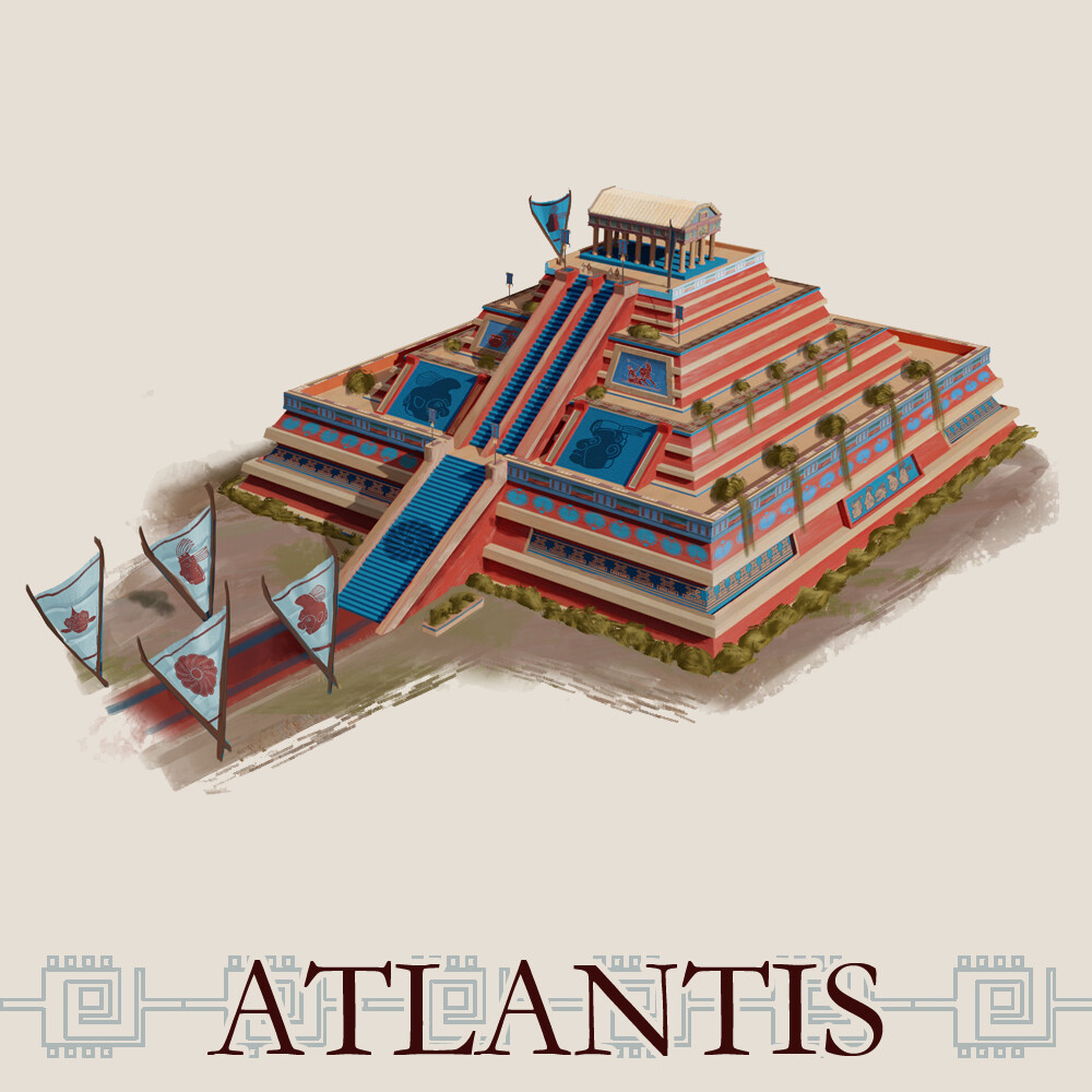 ArtStation - Atlantis Temple Design