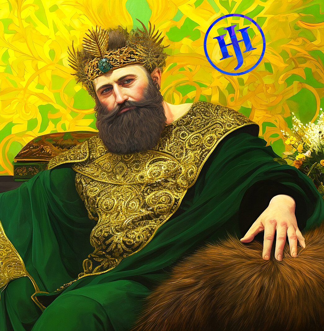 ArtStation - Hemlock King. Gaze- [Fantasy Book Cover]