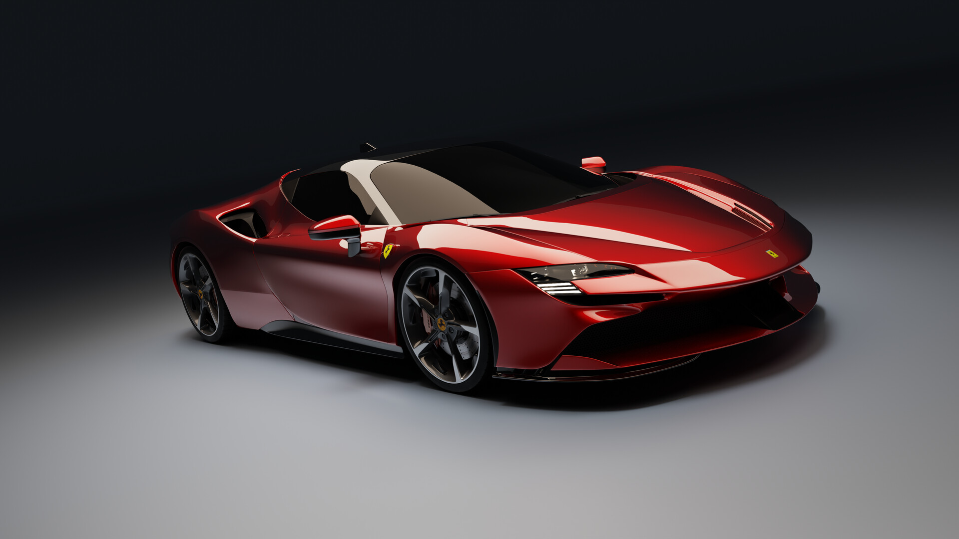 ArtStation - ferrari sf90 stradale (high poly)