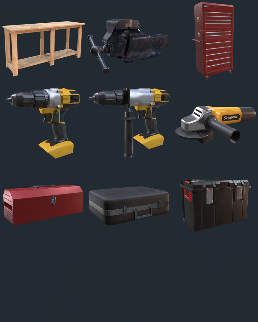 ArtStation - Workshop Props