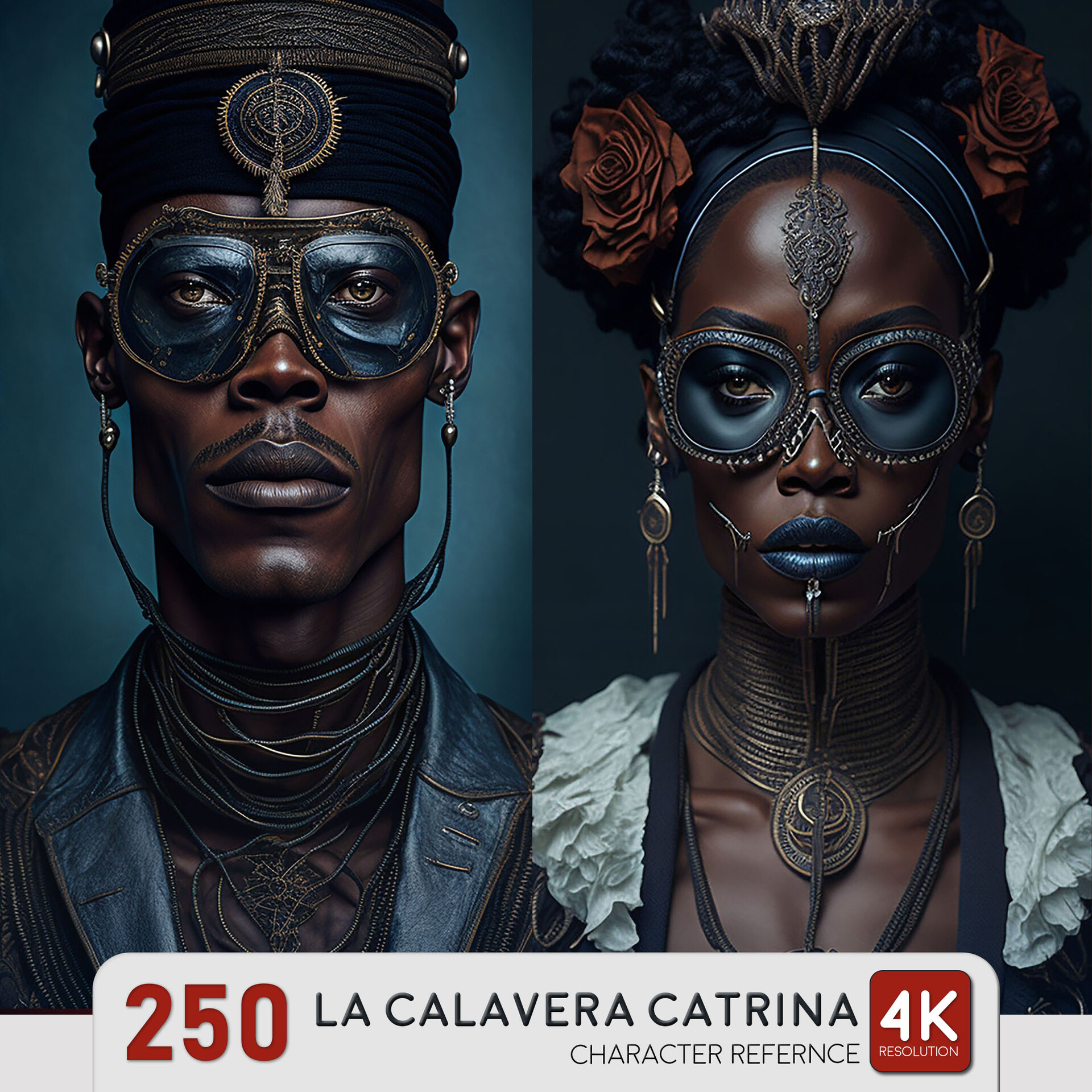 ArtStation - La Calavera Catrina-4K|Character Reference Image