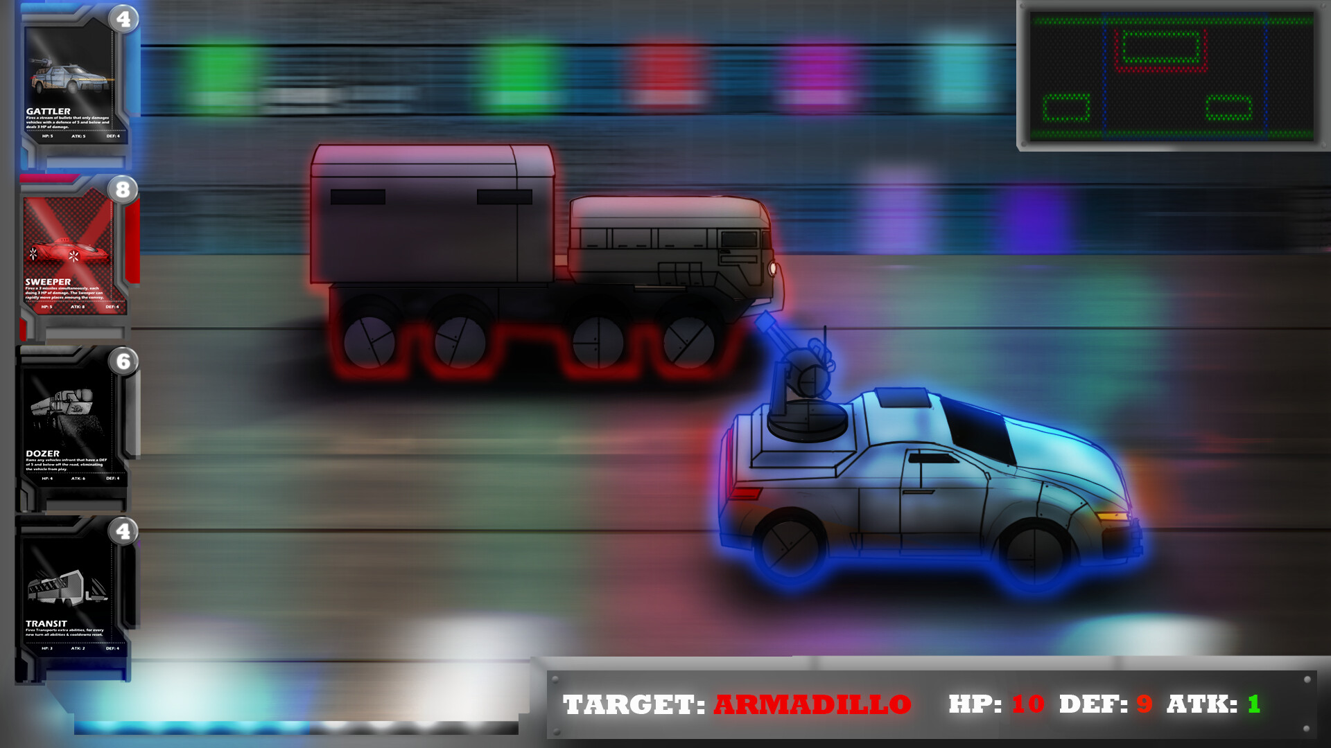 ArtStation - Y2 - 2D Card Game Project - 'Neon Warfare'