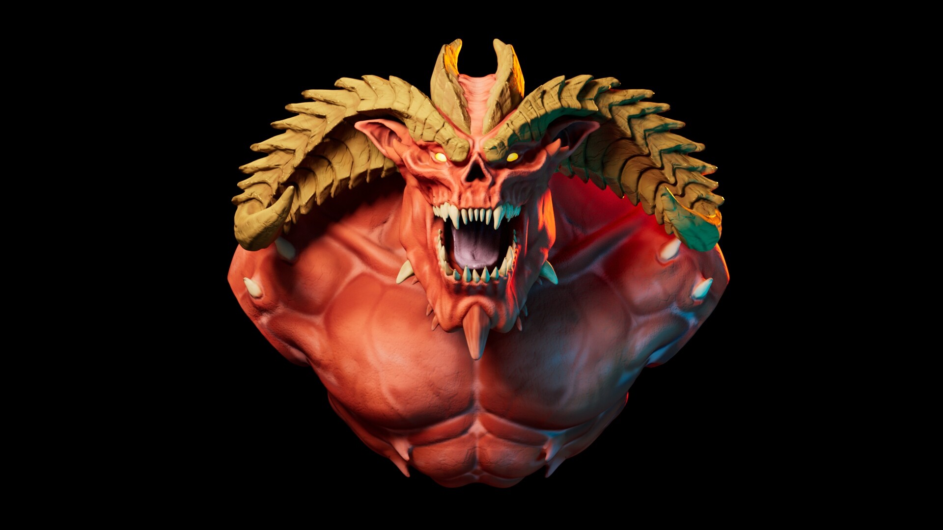 ArtStation - Khorne demon