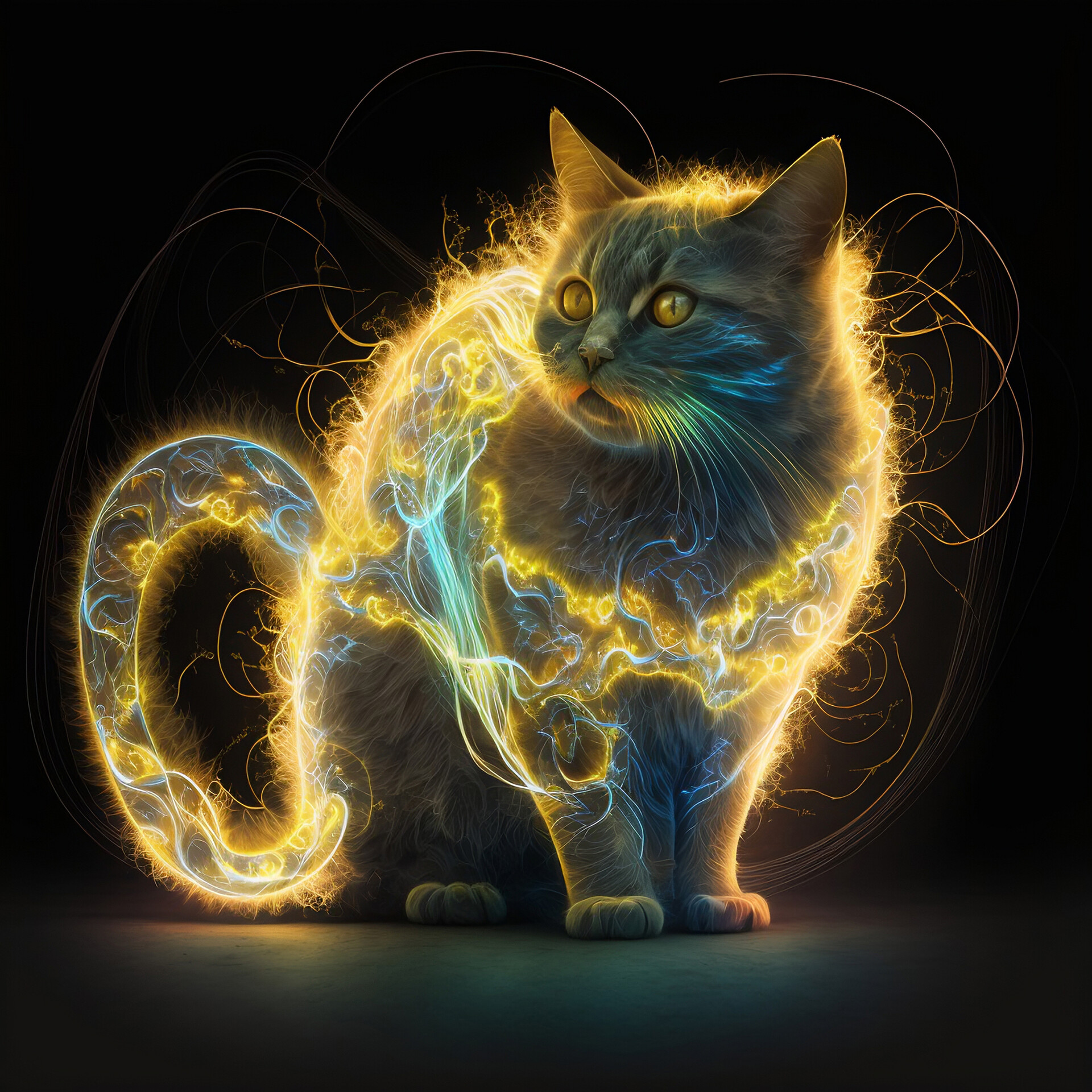 ArtStation - Fractal Cat Series
