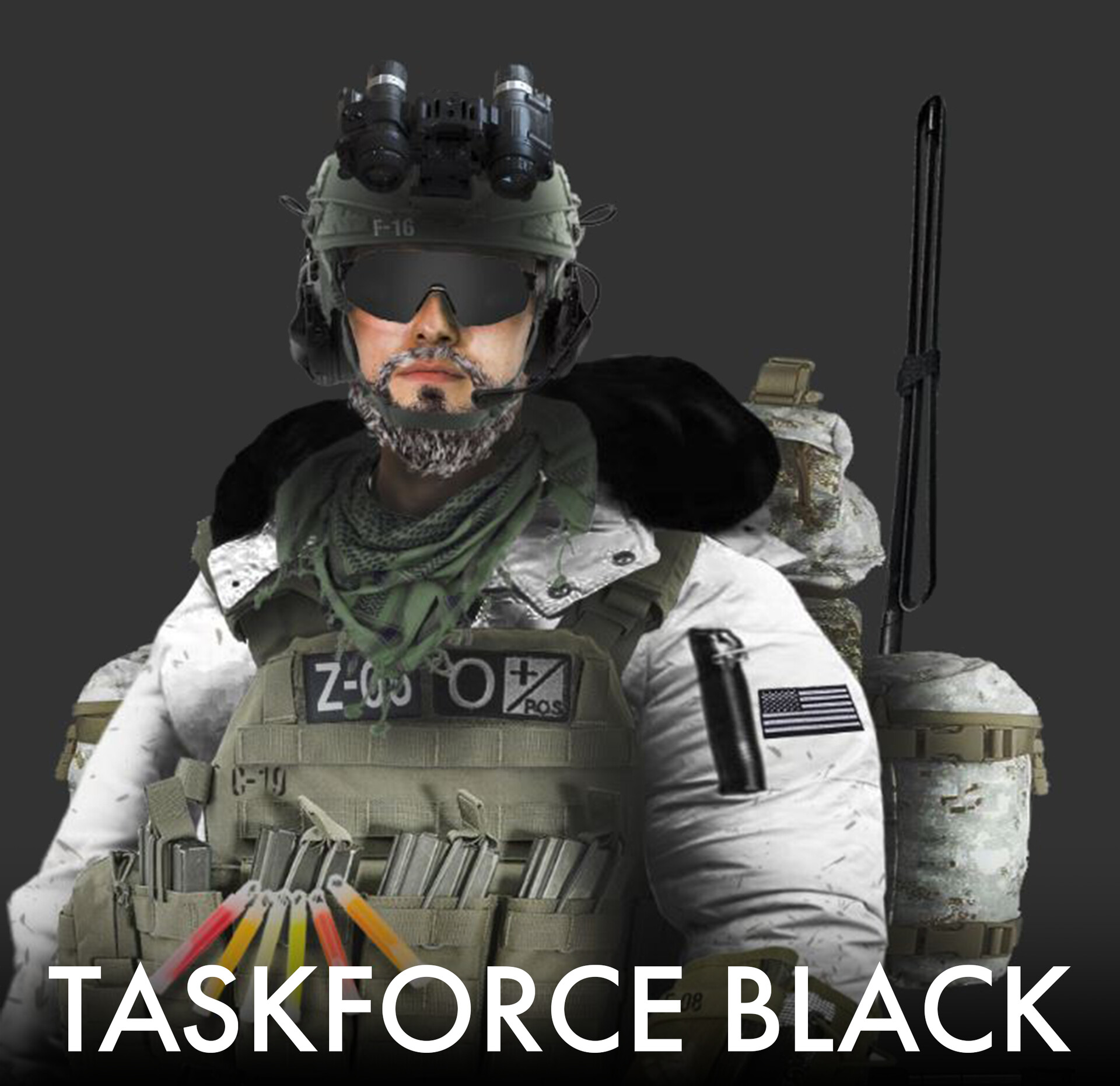 ArtStation - Taskforce Black - Machinegunner Character Concept