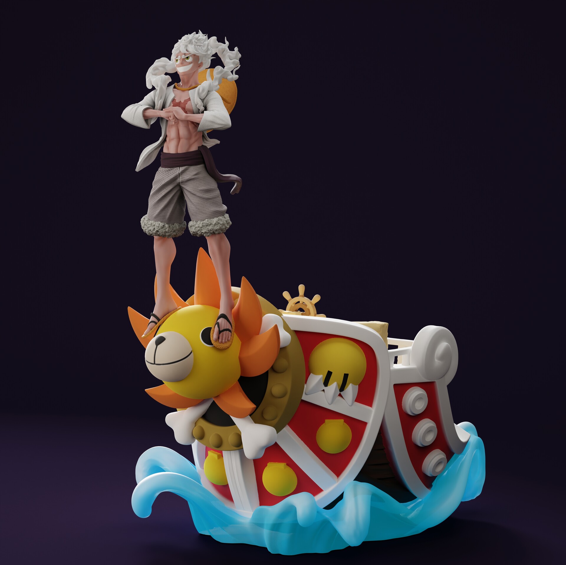 ArtStation - luffy gear 5