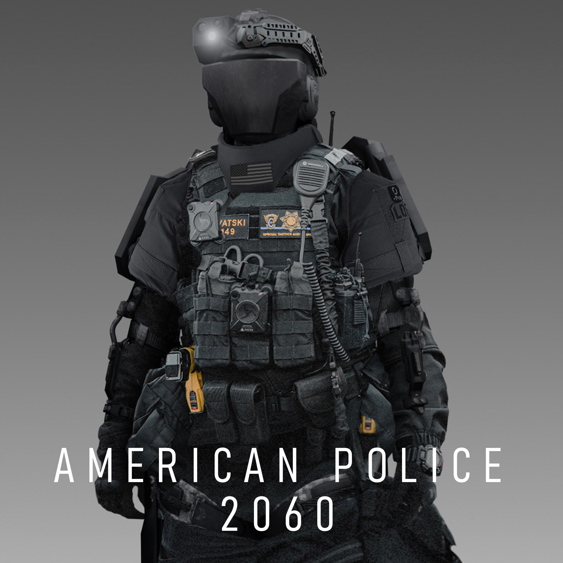 ArtStation - AMERICAN POLICE 2060