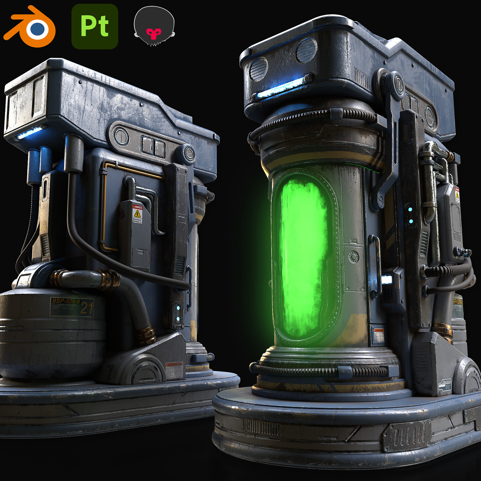 ArtStation - Sci fi chamber