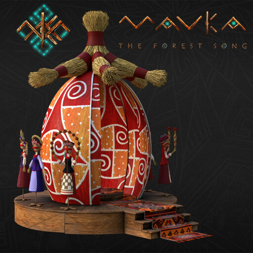 ArtStation - Changing room in the shape of an Easter egg