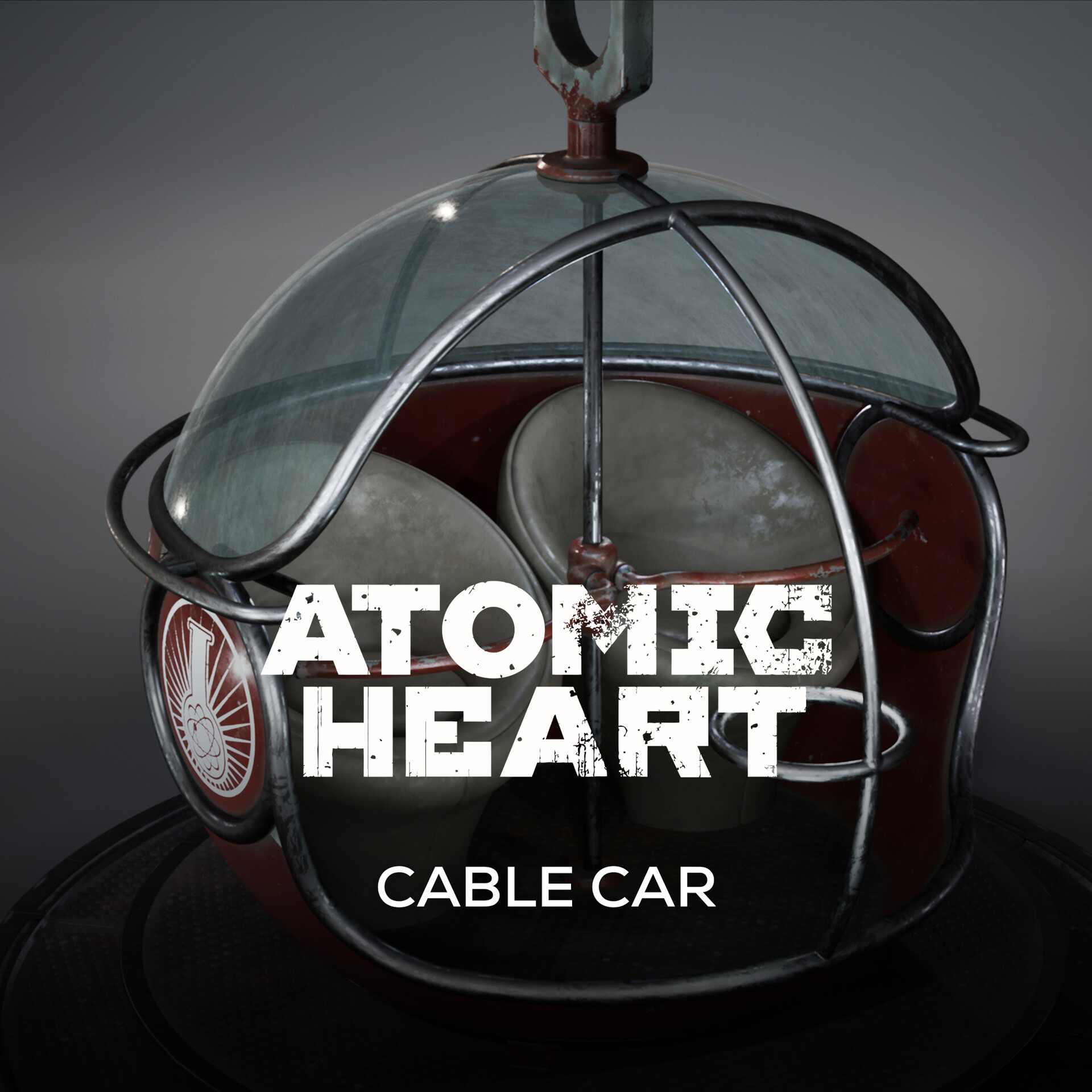 ArtStation - Atomic Heart – Cable Car | 3D Props Game Art