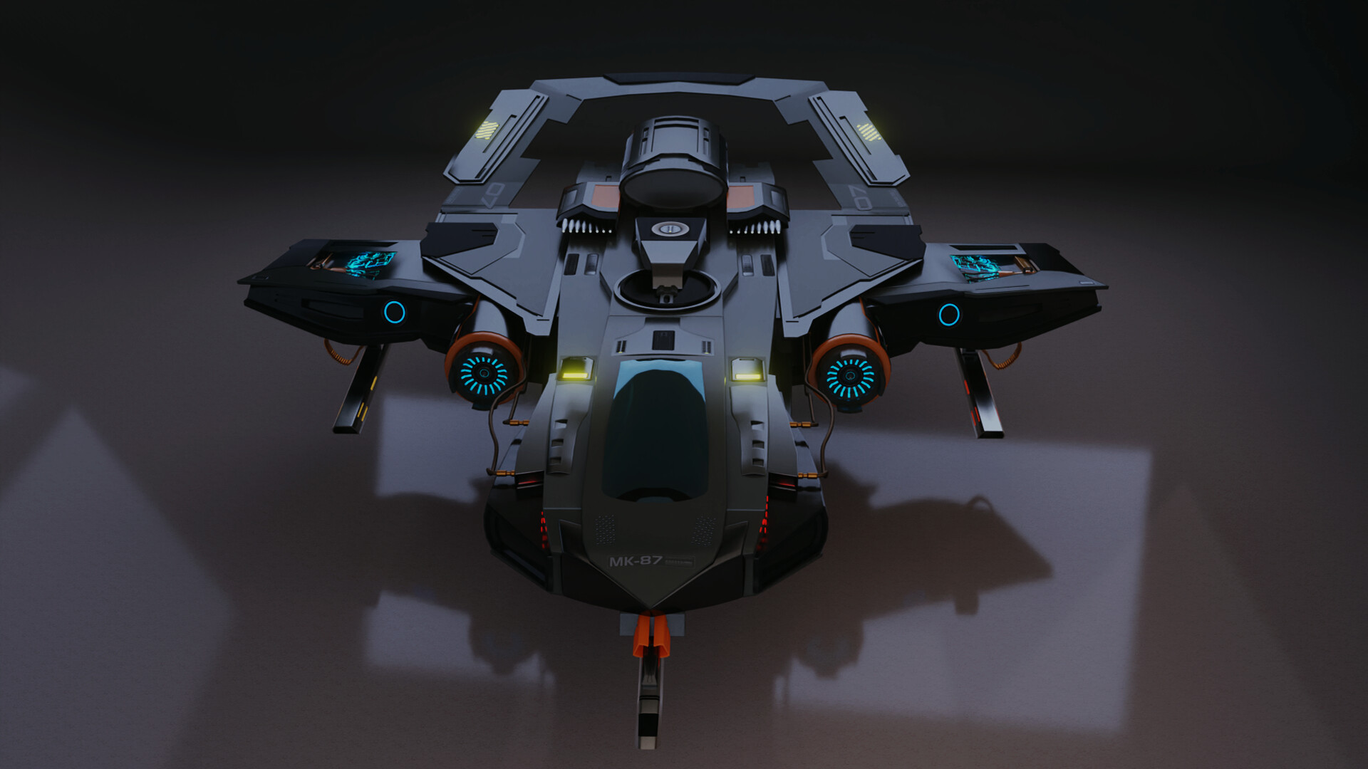 ArtStation - Sci-Fi Spaceship