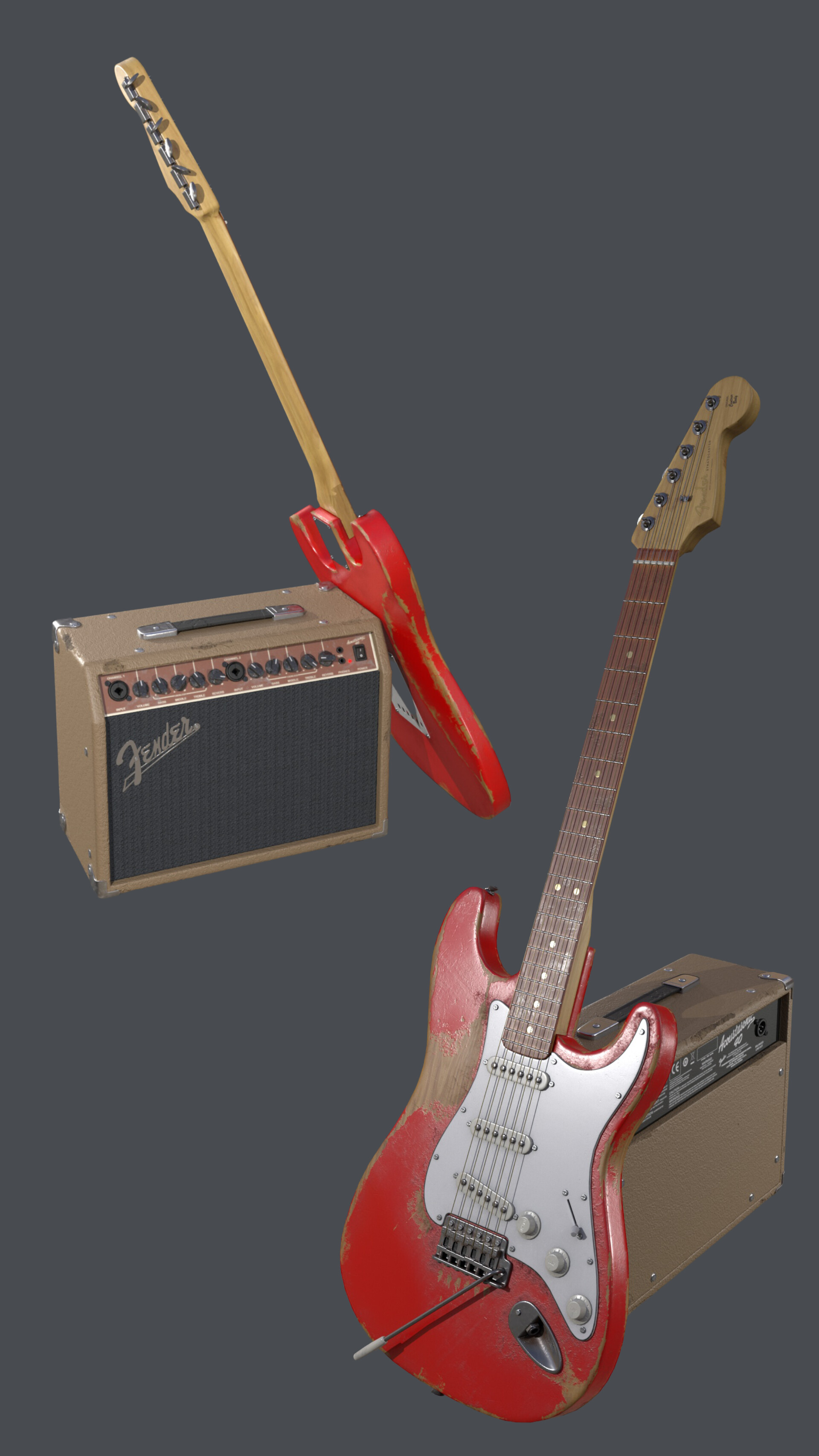 ArtStation - Fender GameReady models