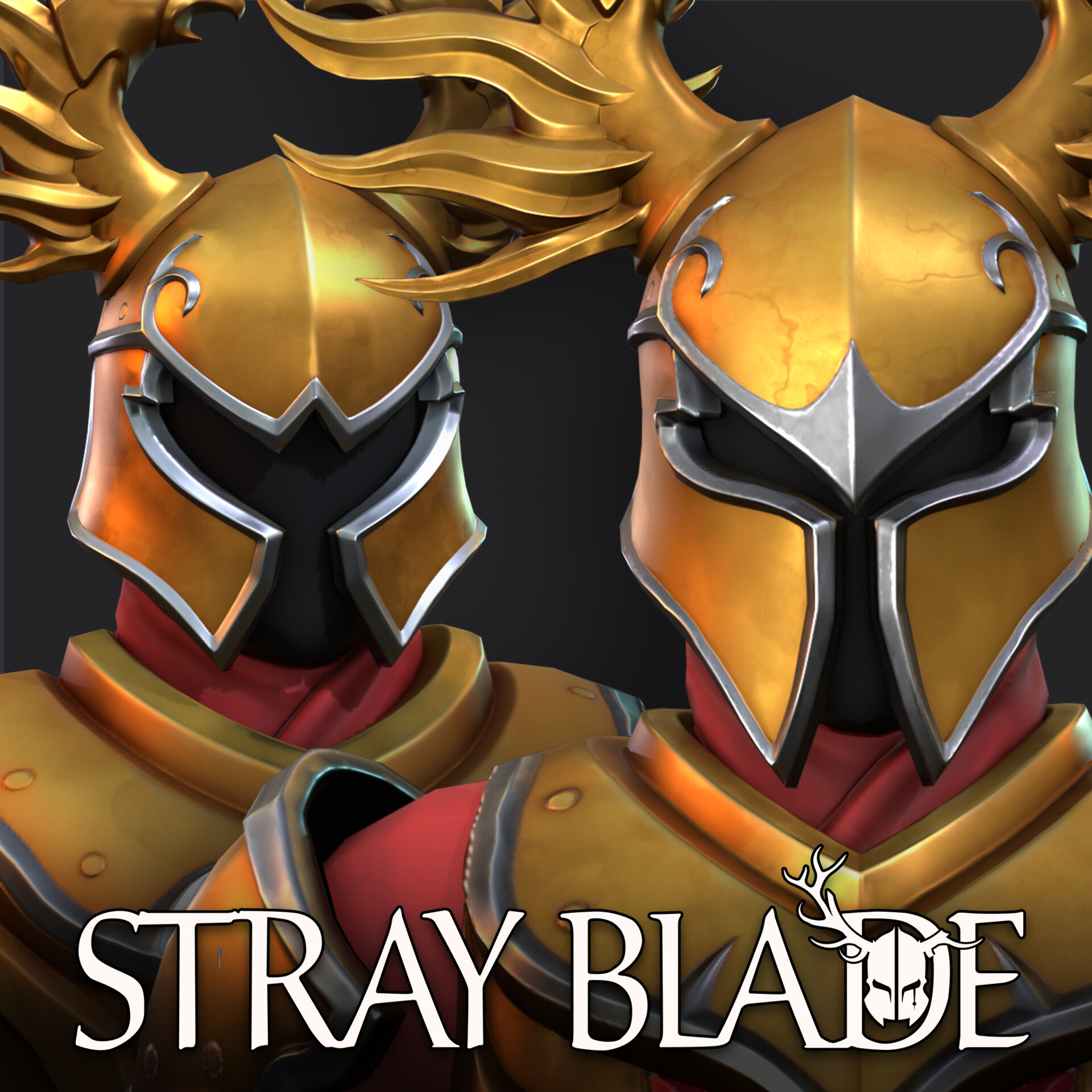 ArtStation - STRAY BLADE - Golden Armor