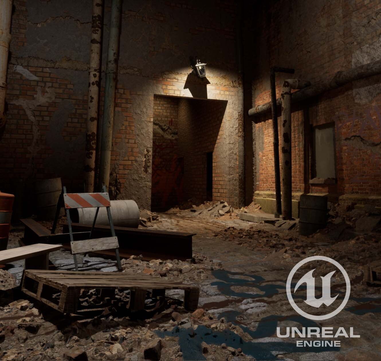 ArtStation - Urban Alley | Unreal Engine V