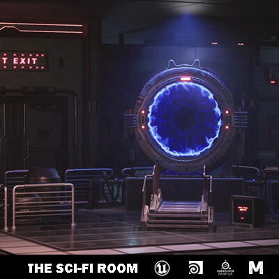 ArtStation - The Sci Fi Room- Realtime VFX
