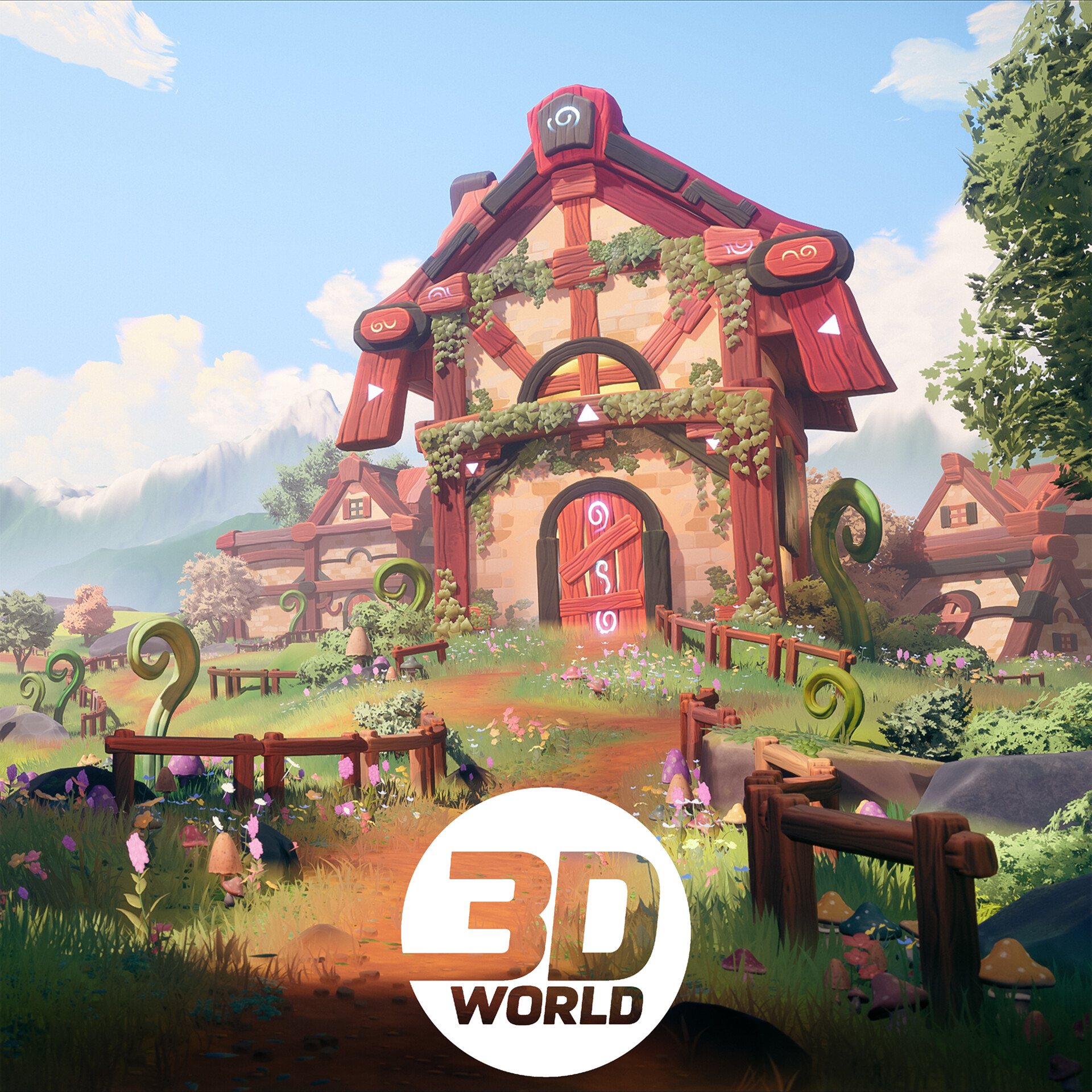 ArtStation - 3D World Magazine Technique Feature - Magic Moorland