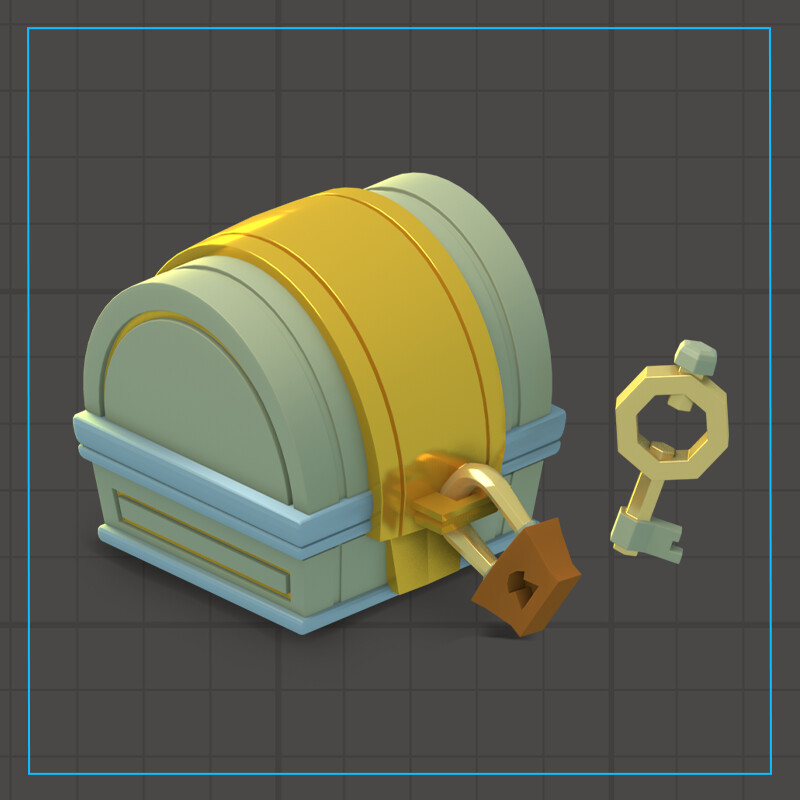 ArtStation - Modular treasure box