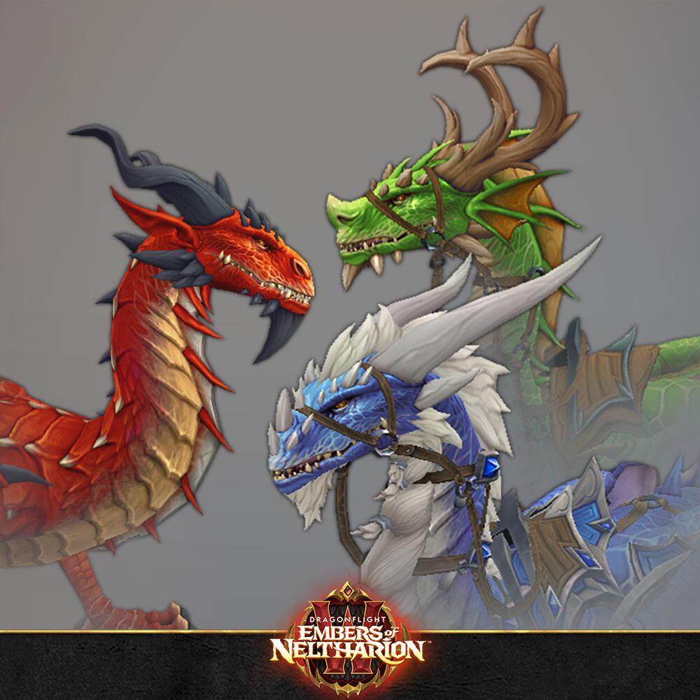 ArtStation - Dragons for World of Warcraft Dragonflight